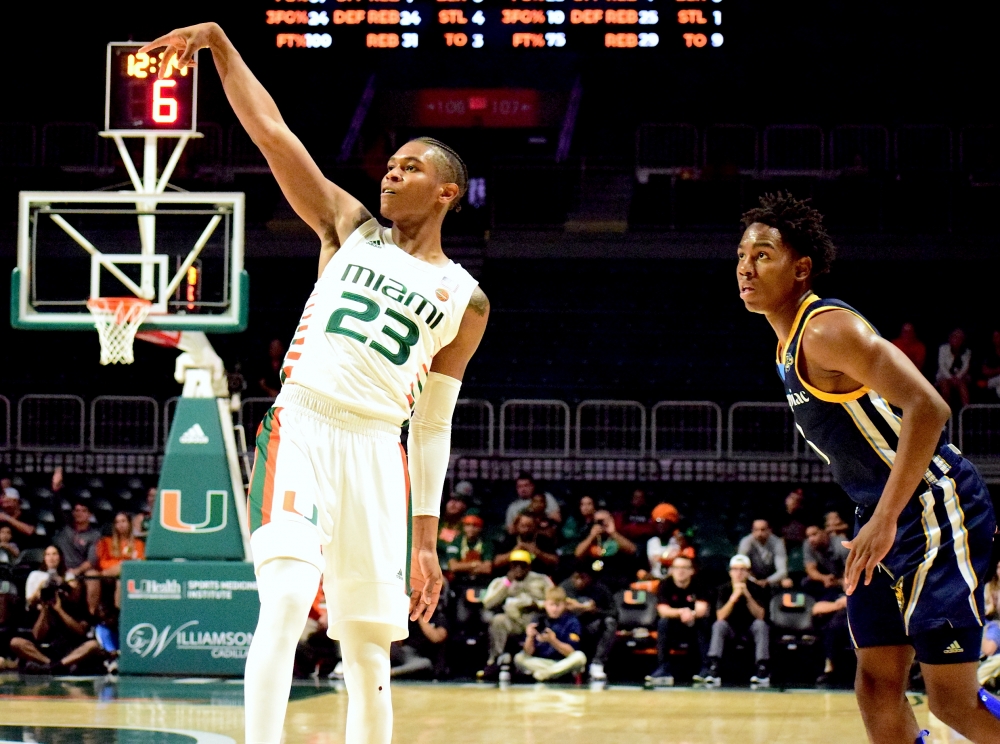 Kameron McGusty part of a growing trend in Miami Hurricanes basketball ...