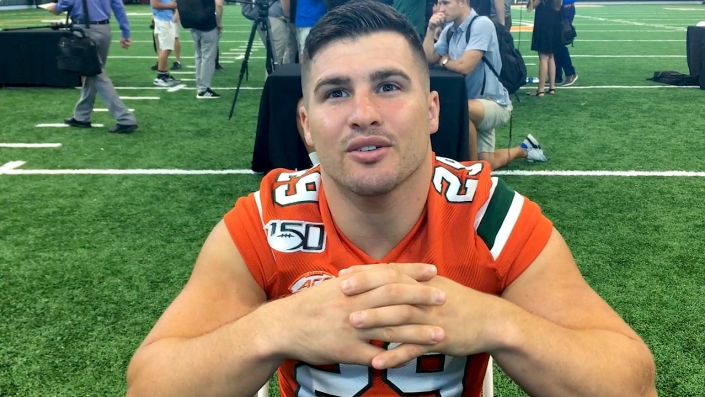 Hurricanes’ Jimmy Murphy kicks off senior season at his favorite ...