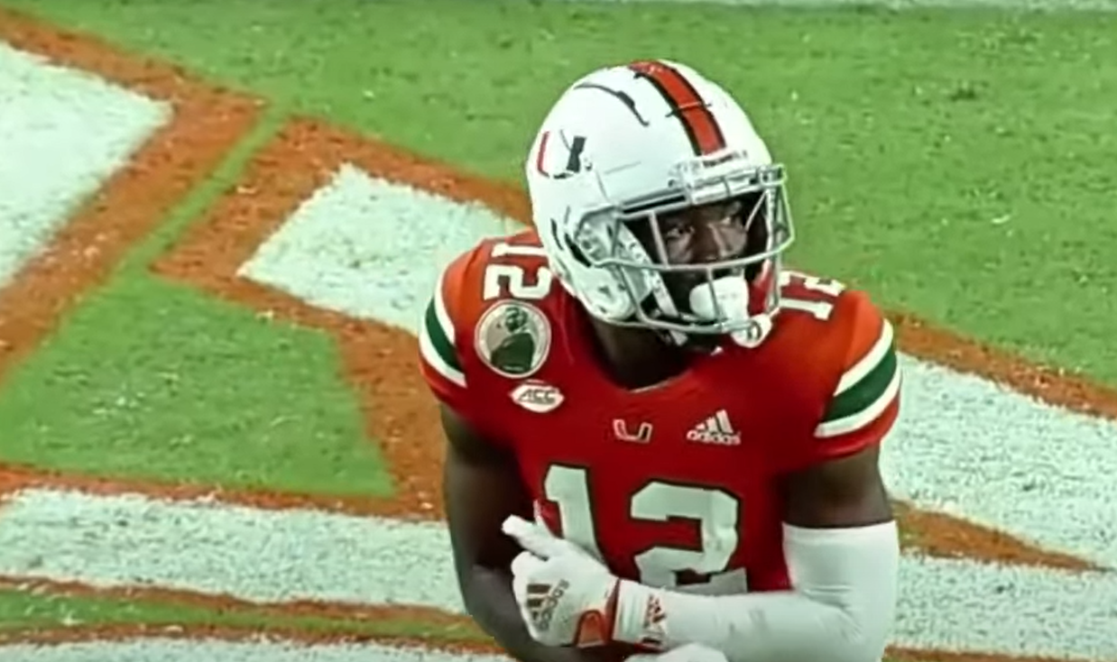 Miami Hurricanes: Mario Cristobal impressed with WR Brashard Smith